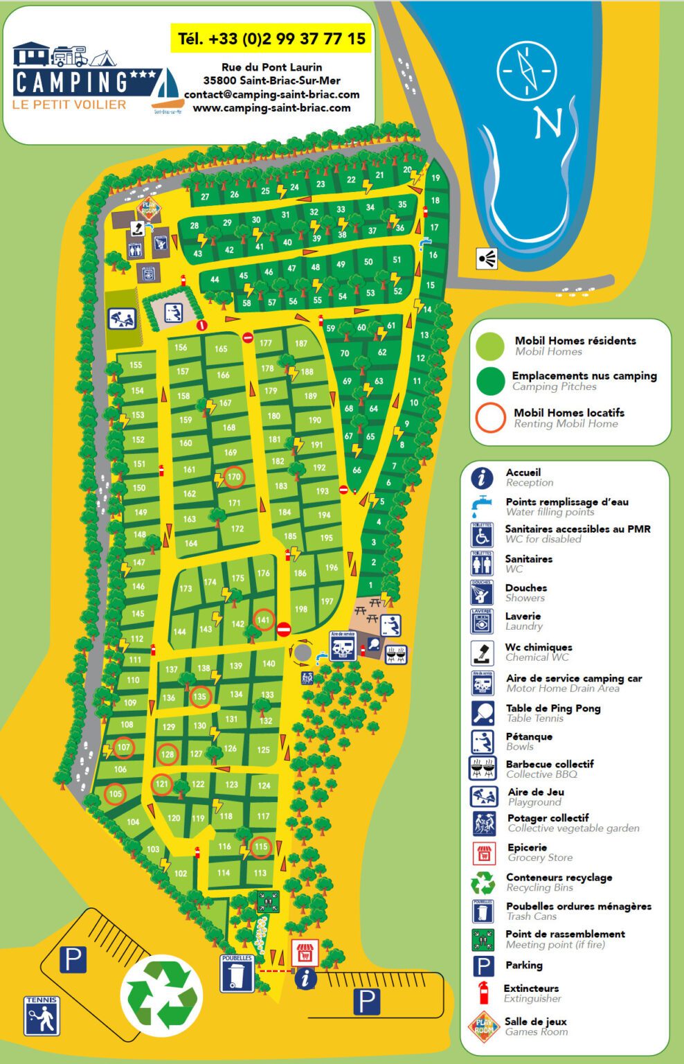 Camping Map ! - Camping Saint Briac